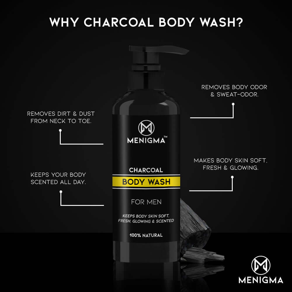 Activated Charcoal Body Wash | Newly Launched – Menigma Pakistan Official